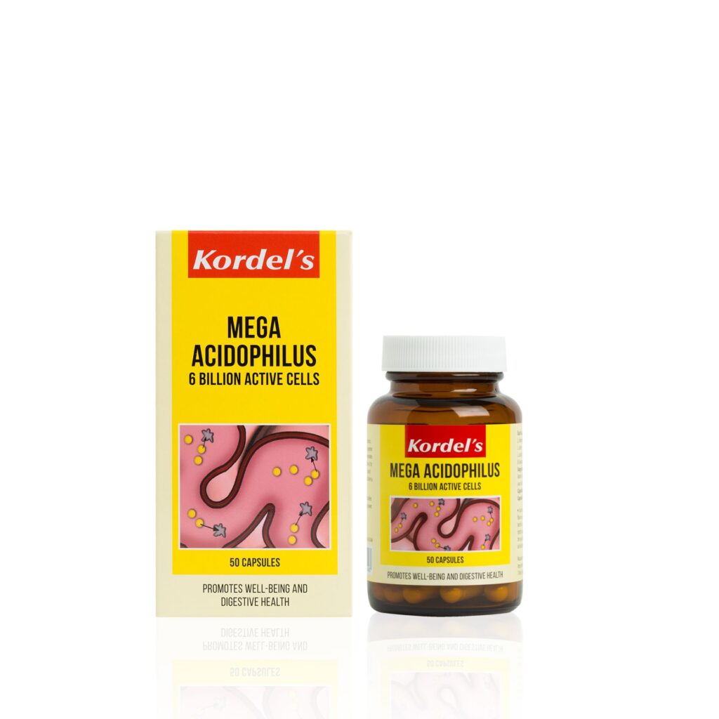 KORDEL’S MEGA ACIDOPHILUS 6 BILLION – Kordel’s