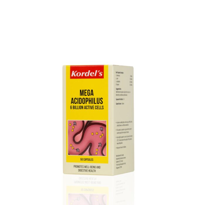 KORDEL’S MEGA ACIDOPHILUS 6 BILLION – Kordel’s