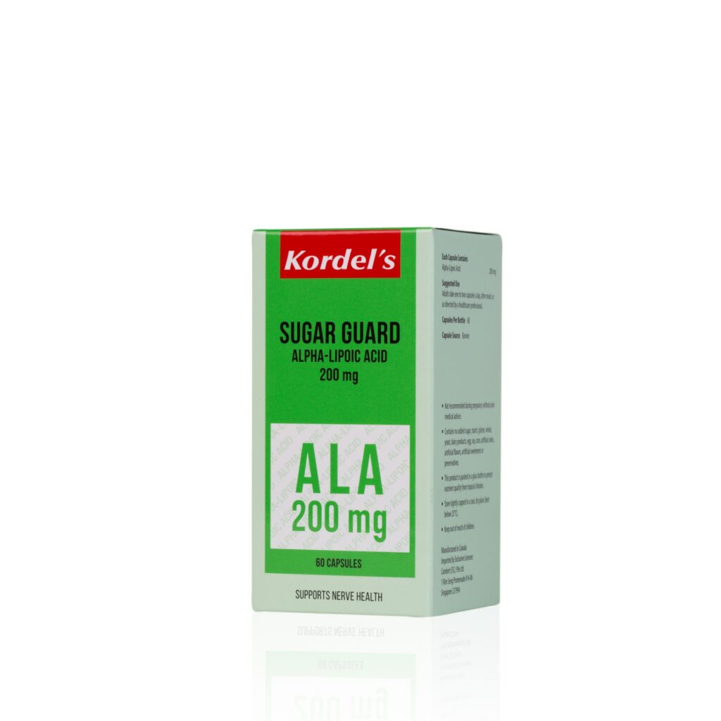 SUGAR GUARD ALPHA-LIPOIC ACID 200 mg – Kordel’s