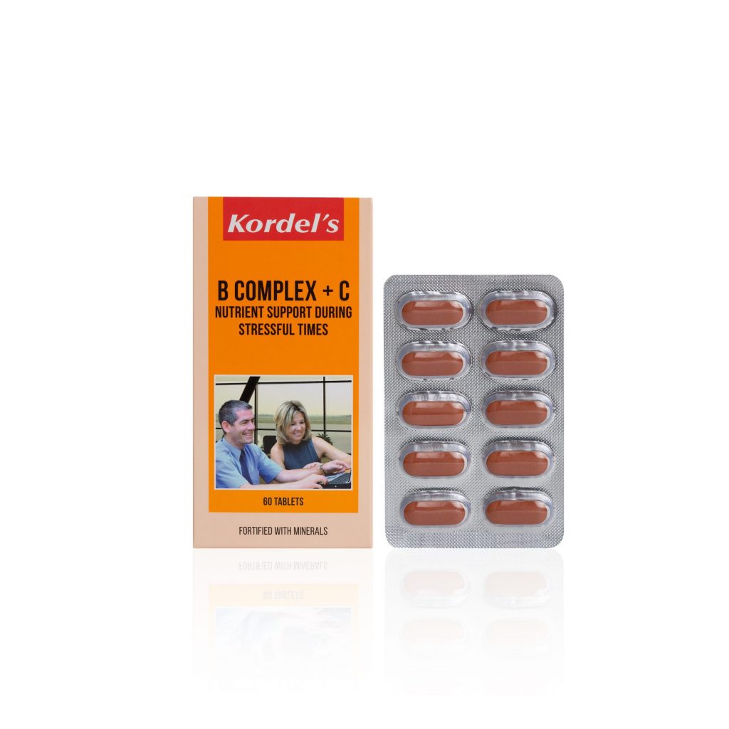 KORDEL’S B COMPLEX + C NUTRIENT SUPPORT DURING STRESSFUL TIMES – Kordel’s